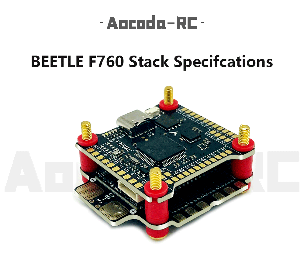 Aocoda-RC F760 Stack F722 V1 FC 3060BL32 60A 4 in 1ESC 30x30mm 3-6S for ...